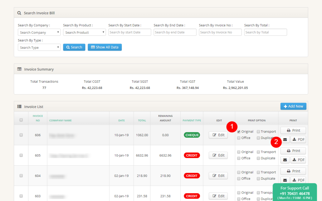 How to send an invoice on email - 100% Free GST Billing Software For ...