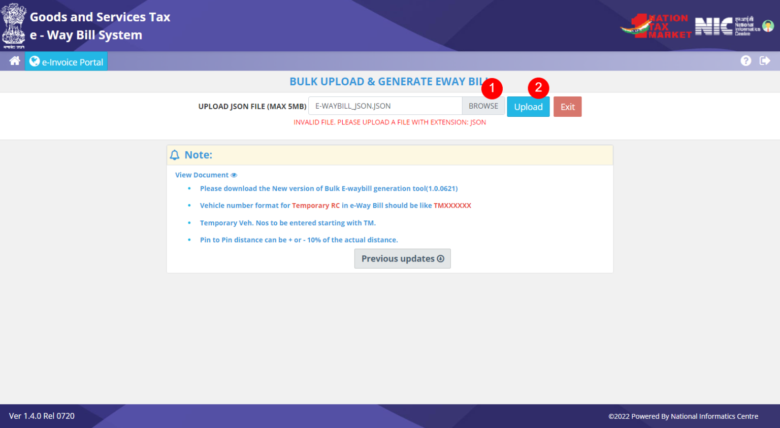 How to generate E-Way bill using JSON file (Free) - 100% Free GST ...