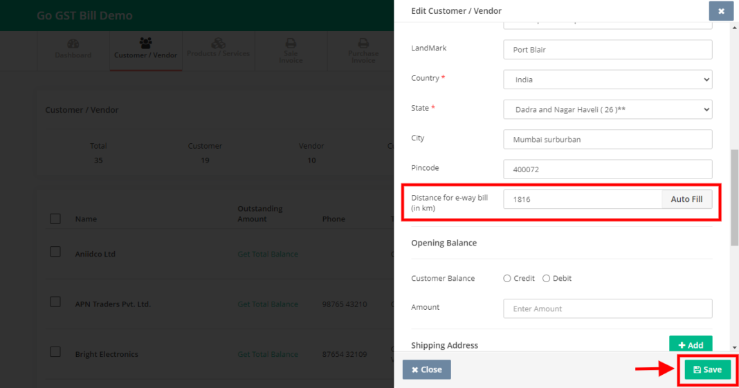 How to fix pin to pin distance error for E-Way bill - 100% Free GST ...