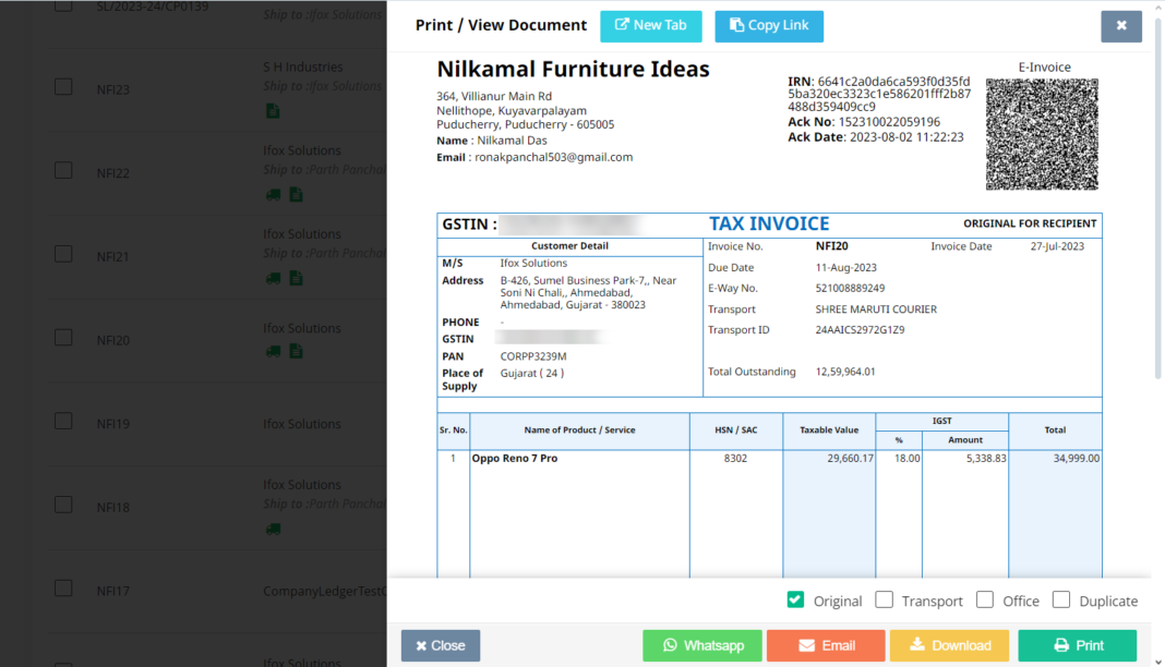How to generate E-Invoice using JSON file (Free) - 100% Free GST Billing Software For Every ...