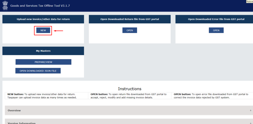 How to convert GSTR1 Excel sheet into JSON file - 100% Free GST Billing Software For Every ...