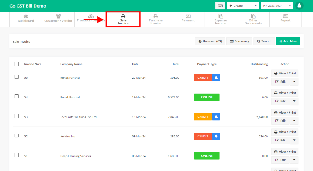 How to print Shipping label - 100% Free GST Billing Software For Every ...