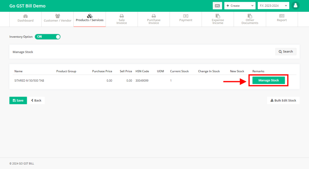 How to manage batch wise stock - 100% Free GST Billing Software For Every Businesses