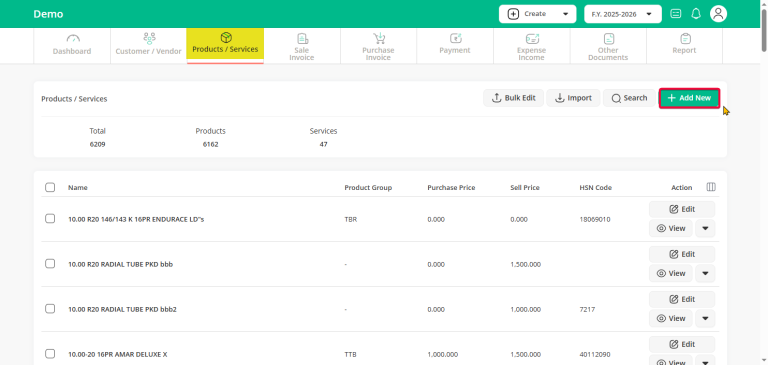 How to add barcode number - 100% Free GST Billing Software For Every ...