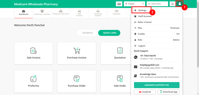 How to Use Different Invoice Series in Go GST Bill - 100% Free GST ...